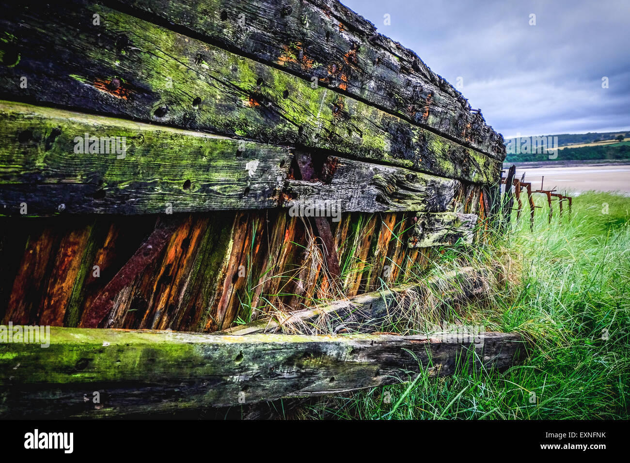 Ships Graveyard Purton on the River Severn Gloucestershire England UK ...