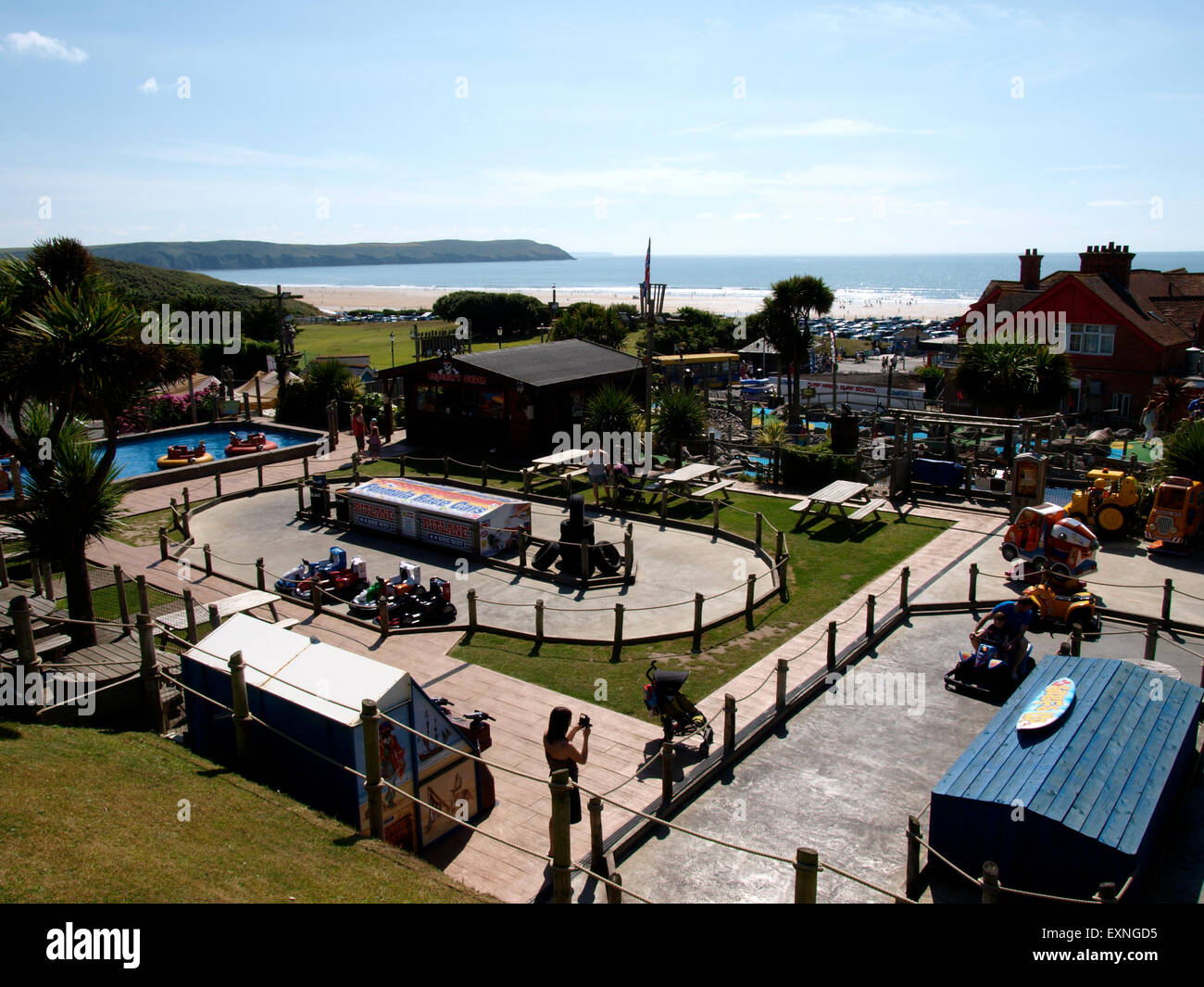 Funder Island Woolacombe, Devon, UK Stock Photo - Alamy