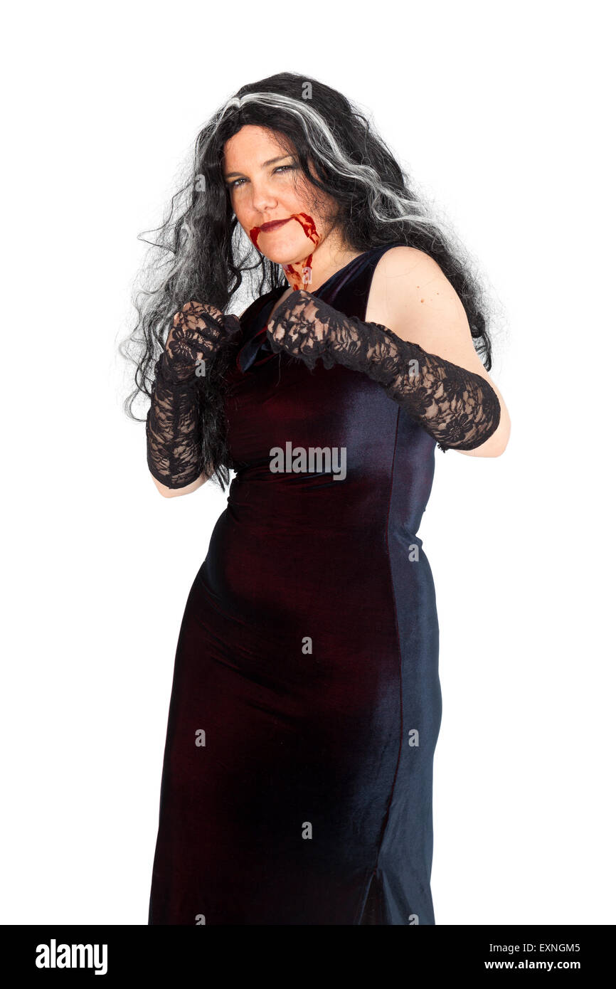 Vampire doing different expressions Stock Photo - Alamy