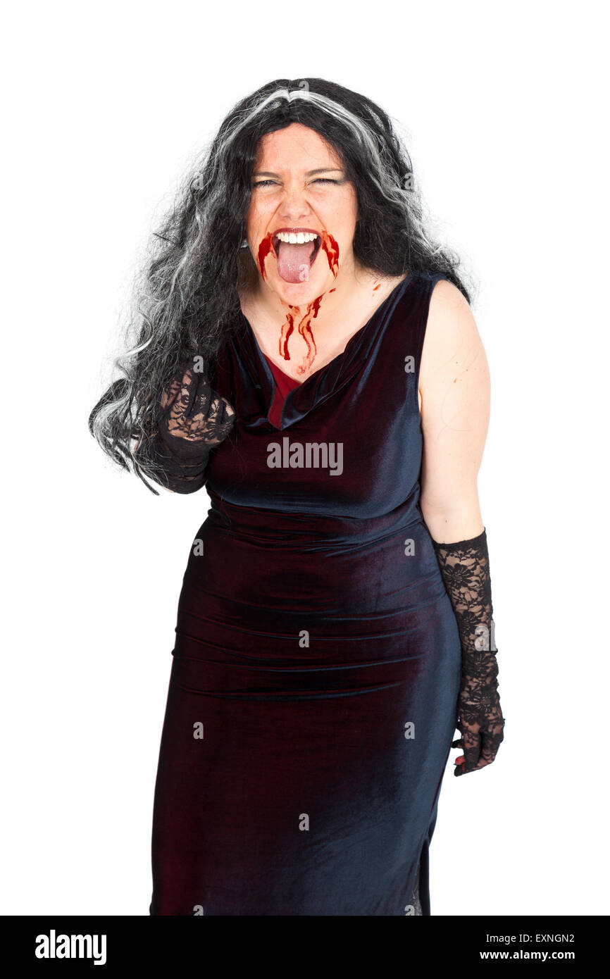 Vampire doing different expressions Stock Photo - Alamy