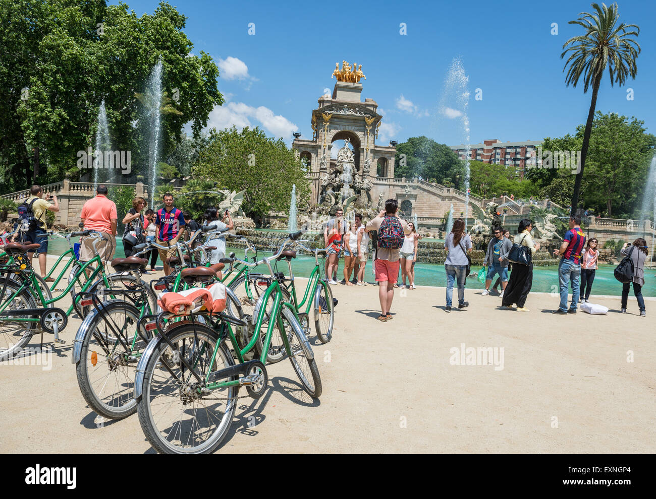 So called Cascada Fountain in Citadel Park (spanish Parc de la ...
