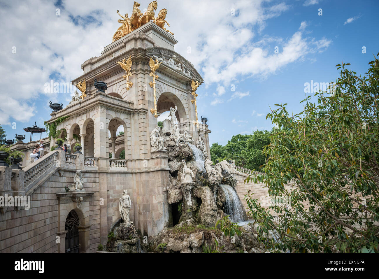 So called Cascada Fountain in Citadel Park (spanish Parc de la ...