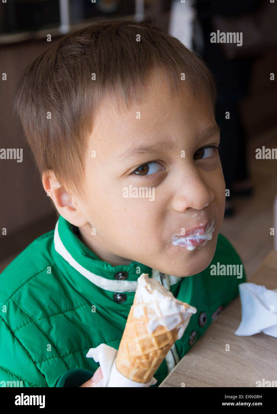Tongue boy ice hi-res stock photography and images - Alamy