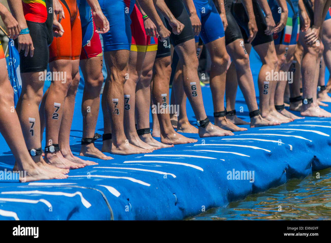 Three sports in one Stock Photo - Alamy