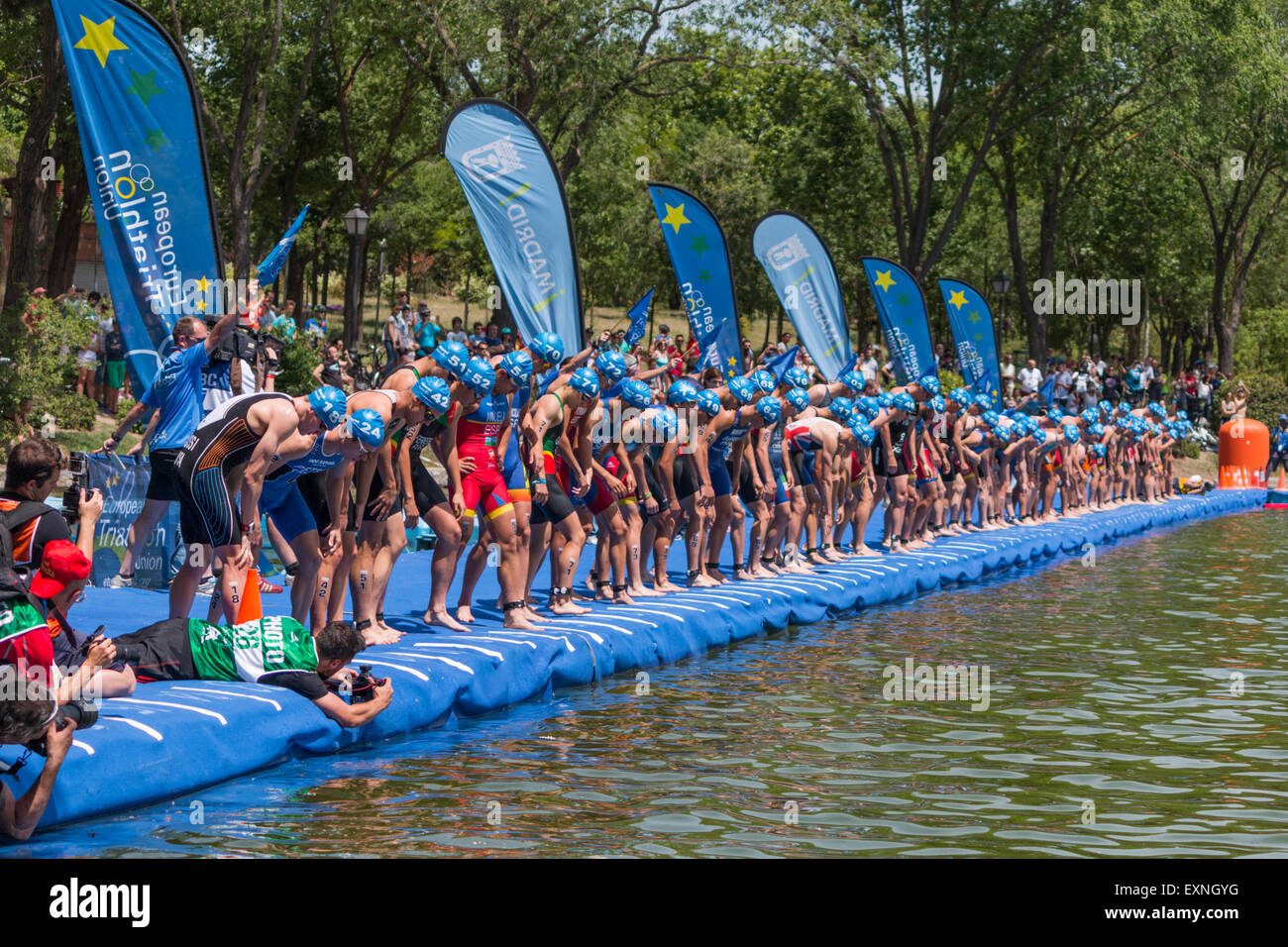 Three sports in one Stock Photo - Alamy