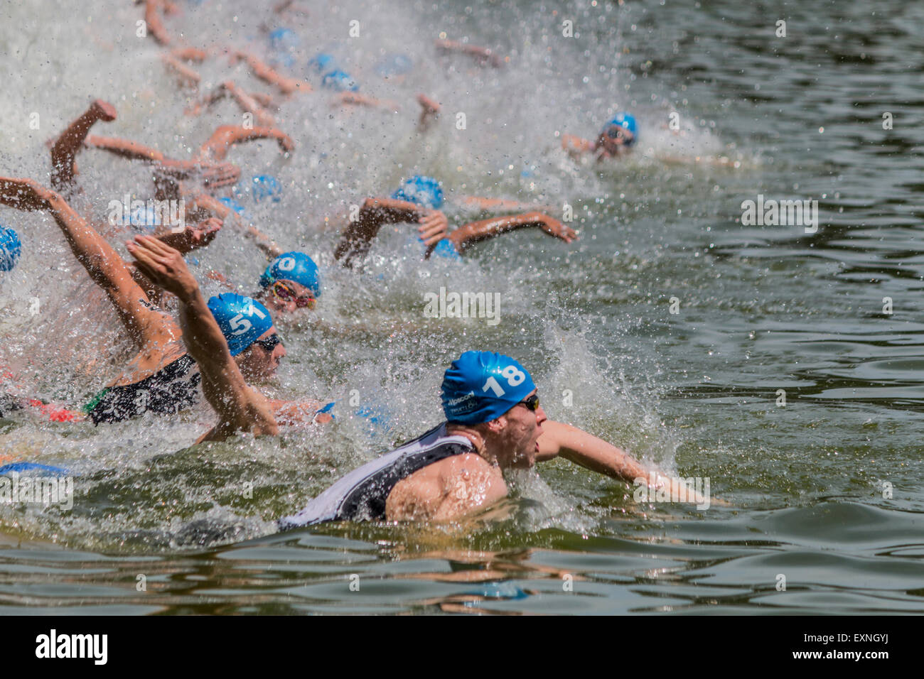 Three sports in one Stock Photo - Alamy