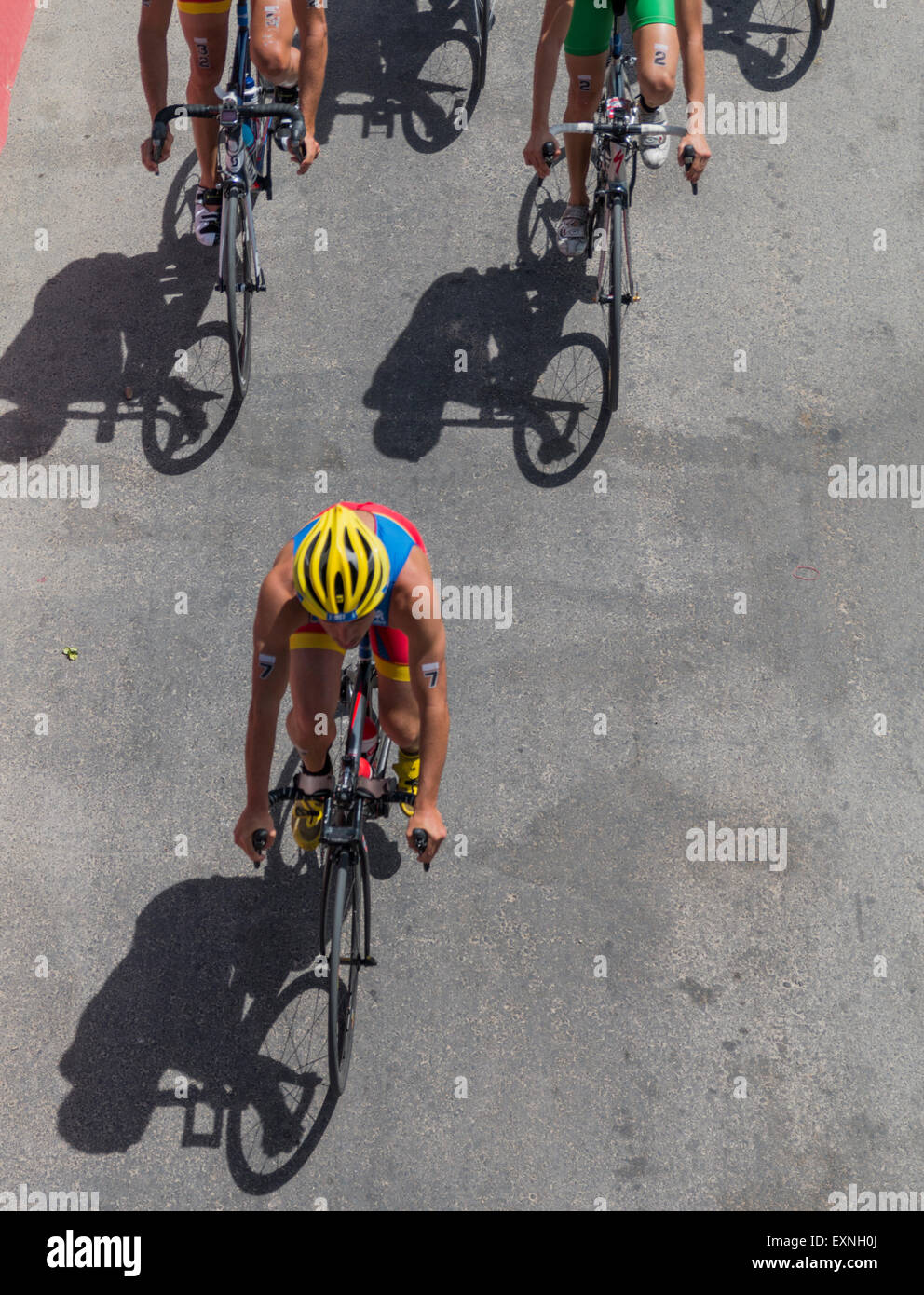 Three sports in one Stock Photo - Alamy