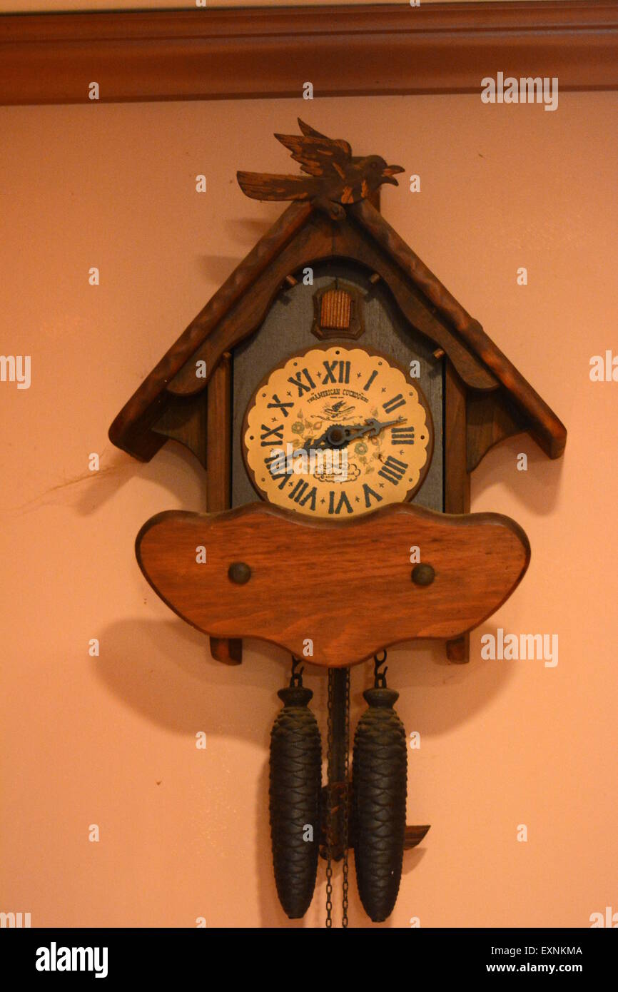 Old Cuc co Clock Stock Photo - Alamy