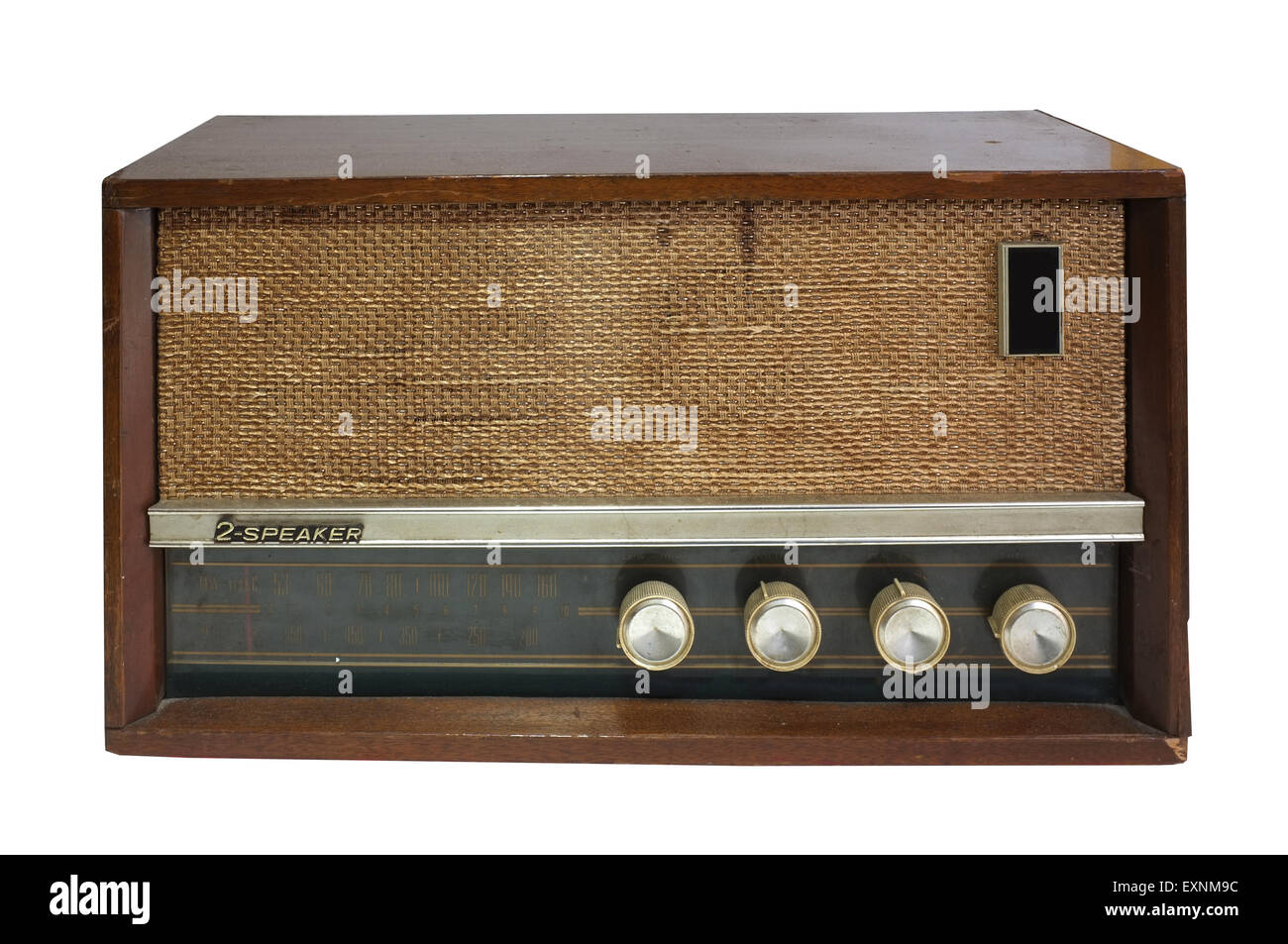 Retro radio receiver of the last century Stock Photo - Alamy