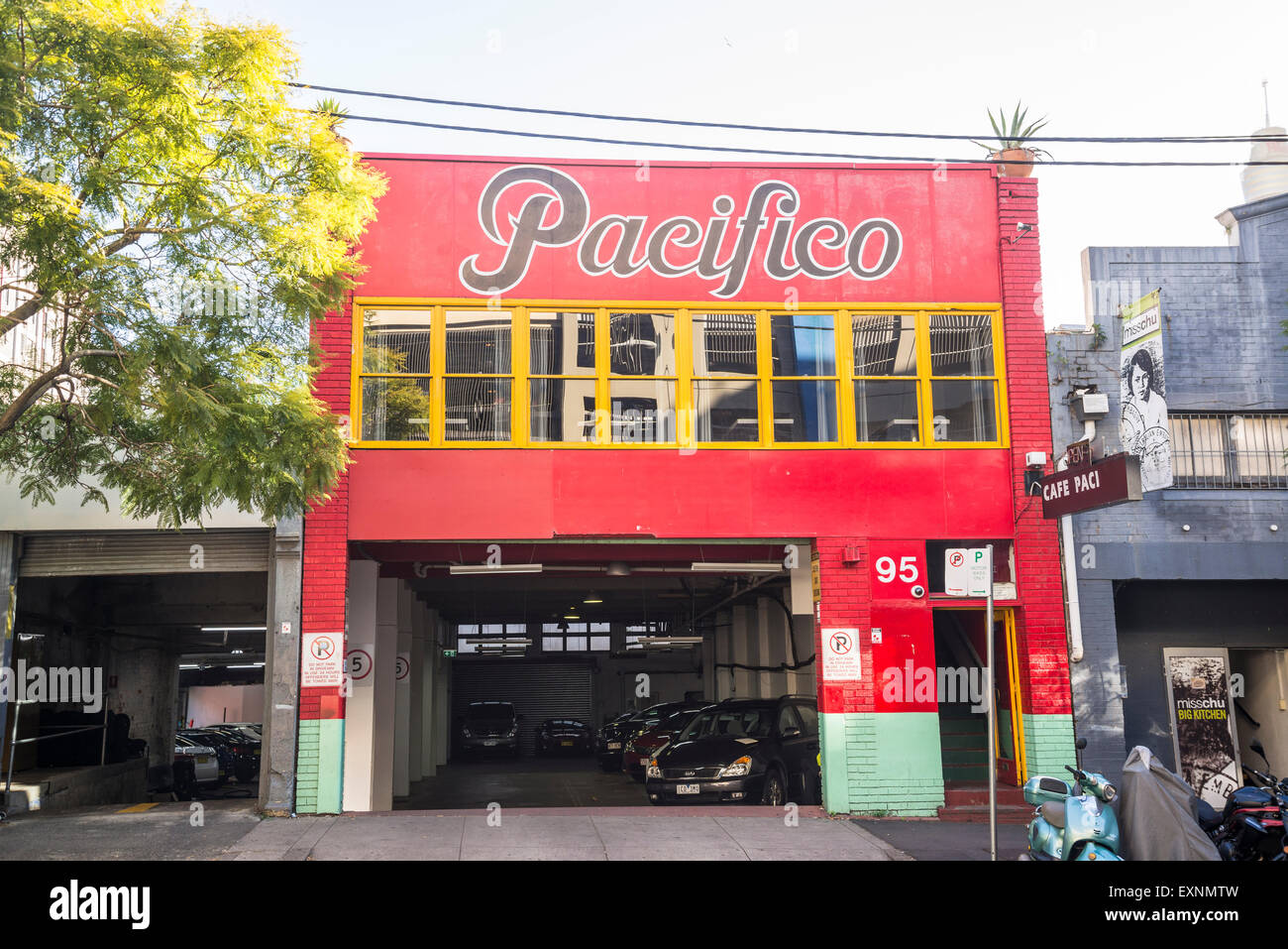Pacifico garage, Riley St, East Sydney, Australia Stock Photo - Alamy