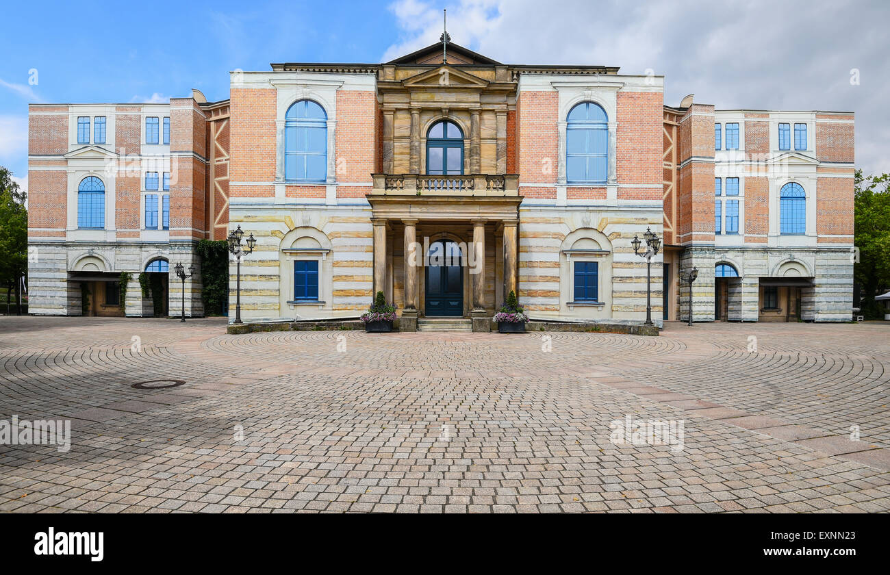 Bayreuth, Germany. 15th July, 2015. View of the Bayreuth Festival ...