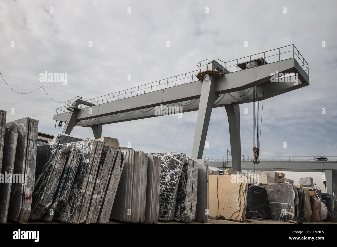 Marble processing plant hi-res stock photography and images - Alamy