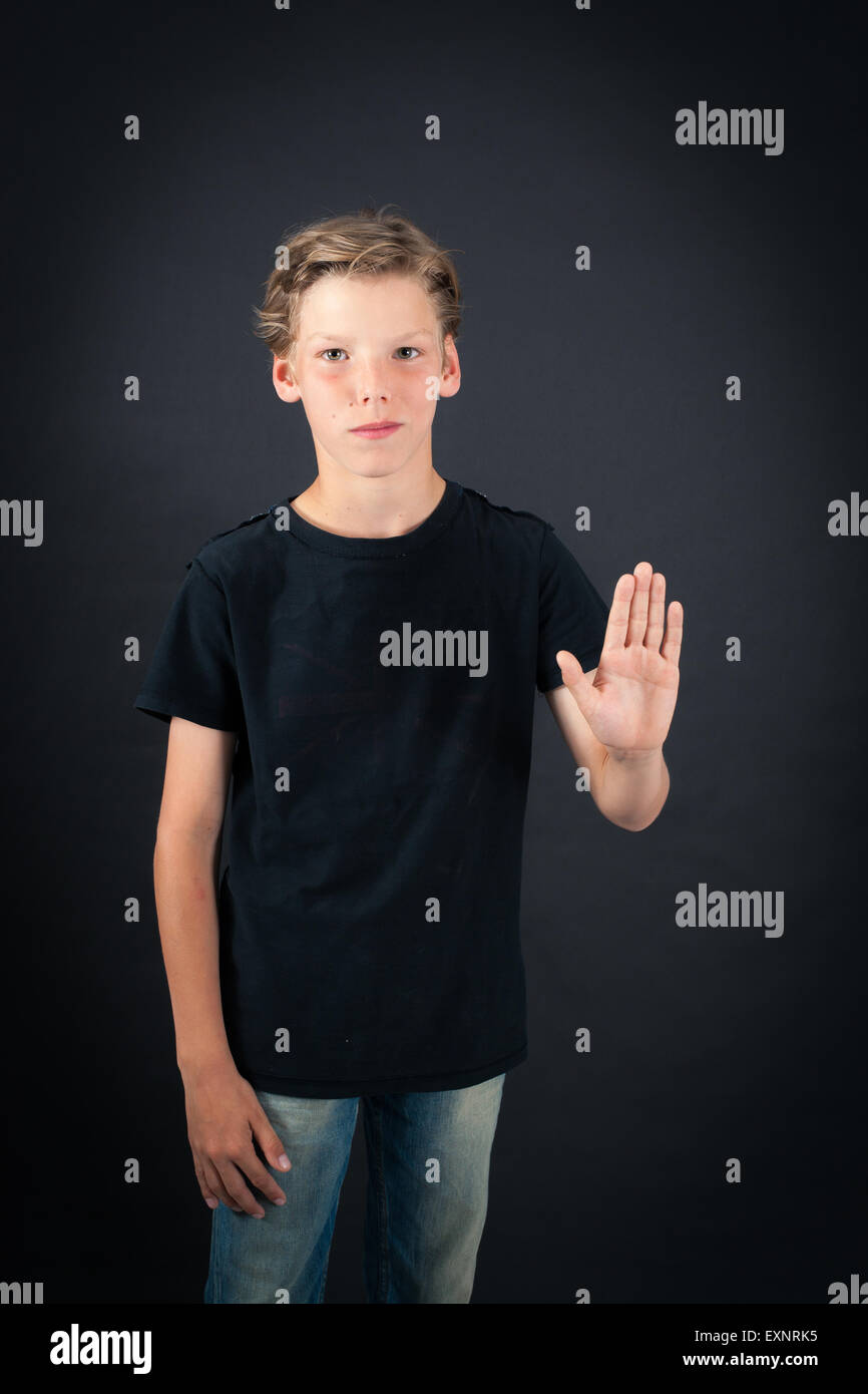 Handsome boy doing different expressions in different sets of clothes ...