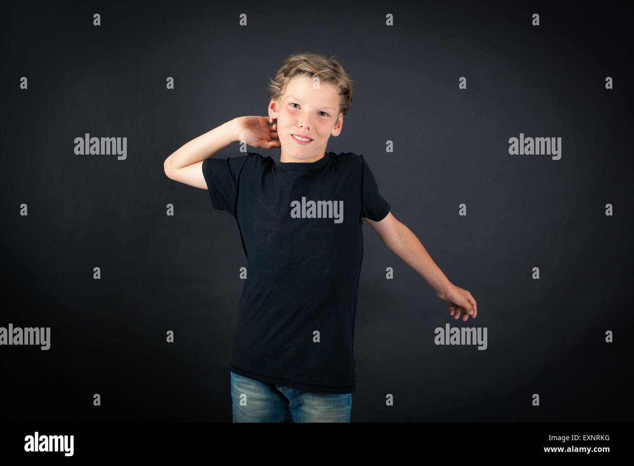 Teenager boy waking up late hi-res stock photography and images - Alamy