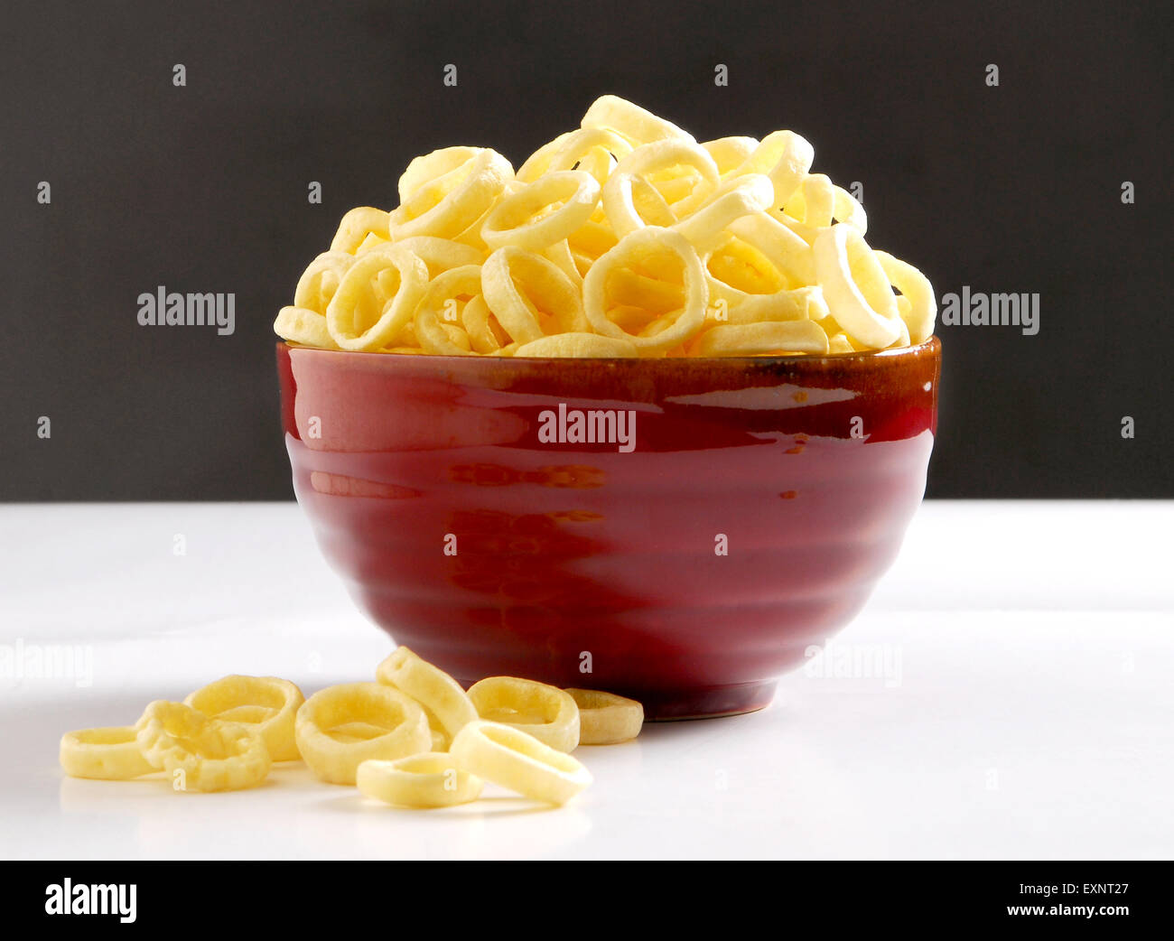 Crunchy white snacks hi-res stock photography and images - Alamy