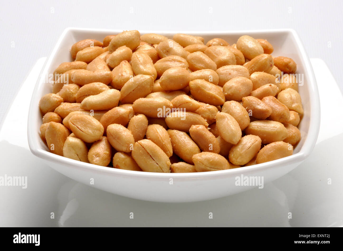 Salted and Roasted Pealed Peanuts Stock Photo - Alamy