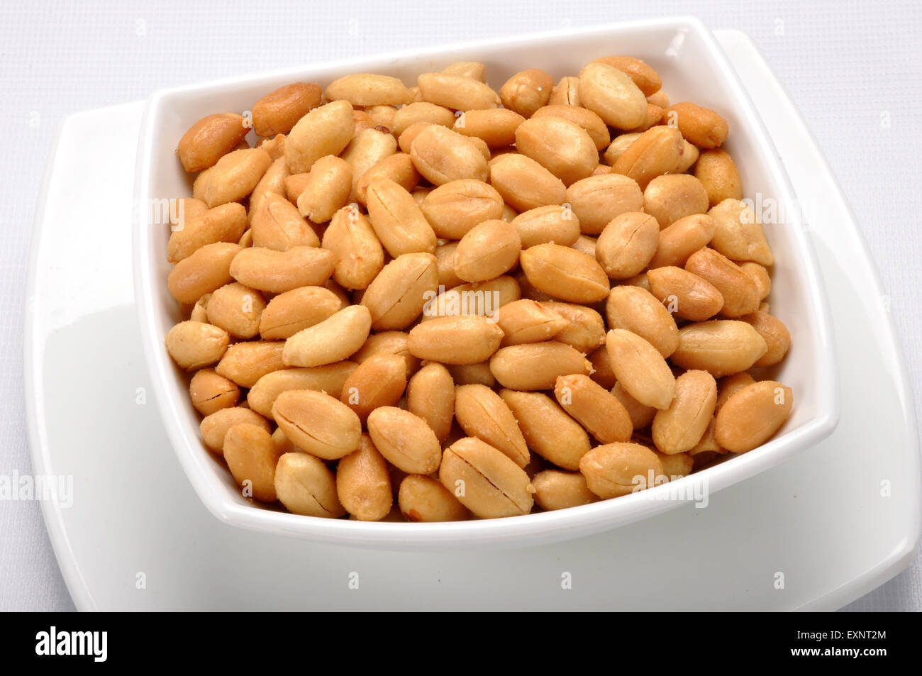 Salted and Roasted Pealed Peanuts Stock Photo - Alamy