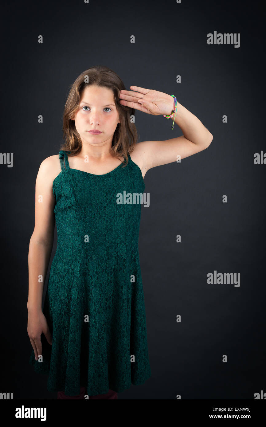 Beautiful girl doing different expressions in different sets of clothes ...