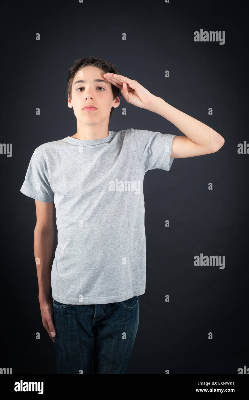 Handsome boy doing different expressions in different sets of clothes ...