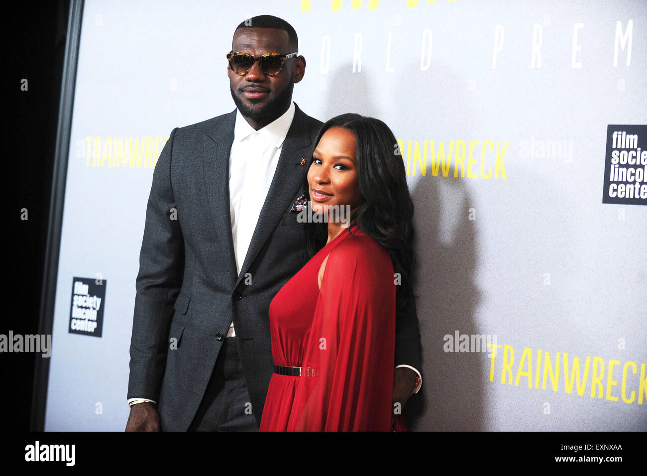 Lebron james and savannah brinson hi-res stock photography and images ...