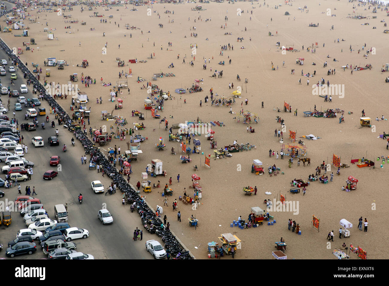 Marina beach india chennai hi-res stock photography and images - Alamy