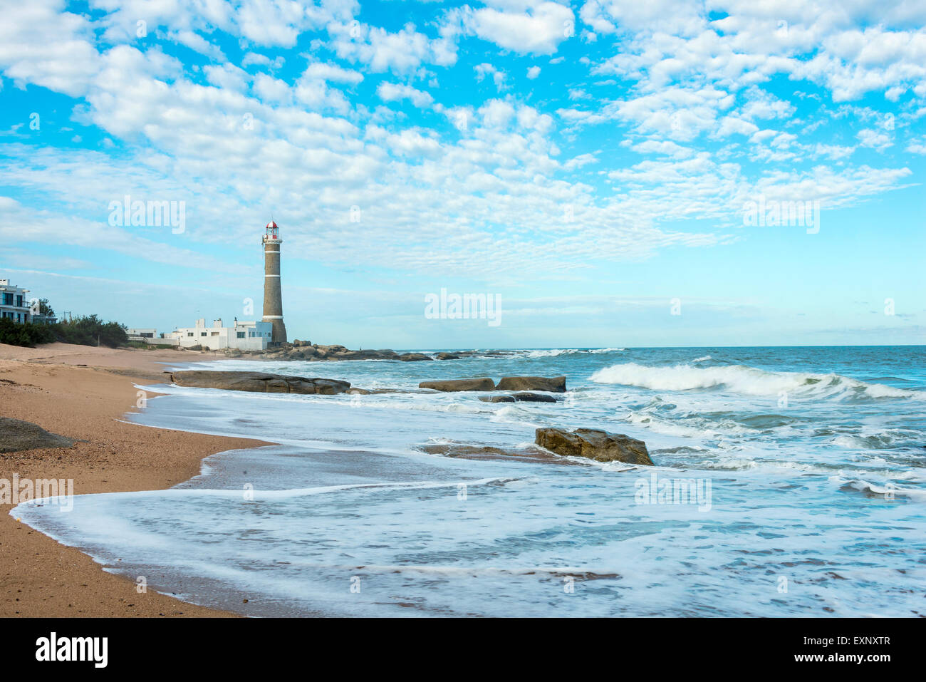 Lighthouse in Jose Ignacio near Punta del Este, Uruguay Stock Photo - Alamy