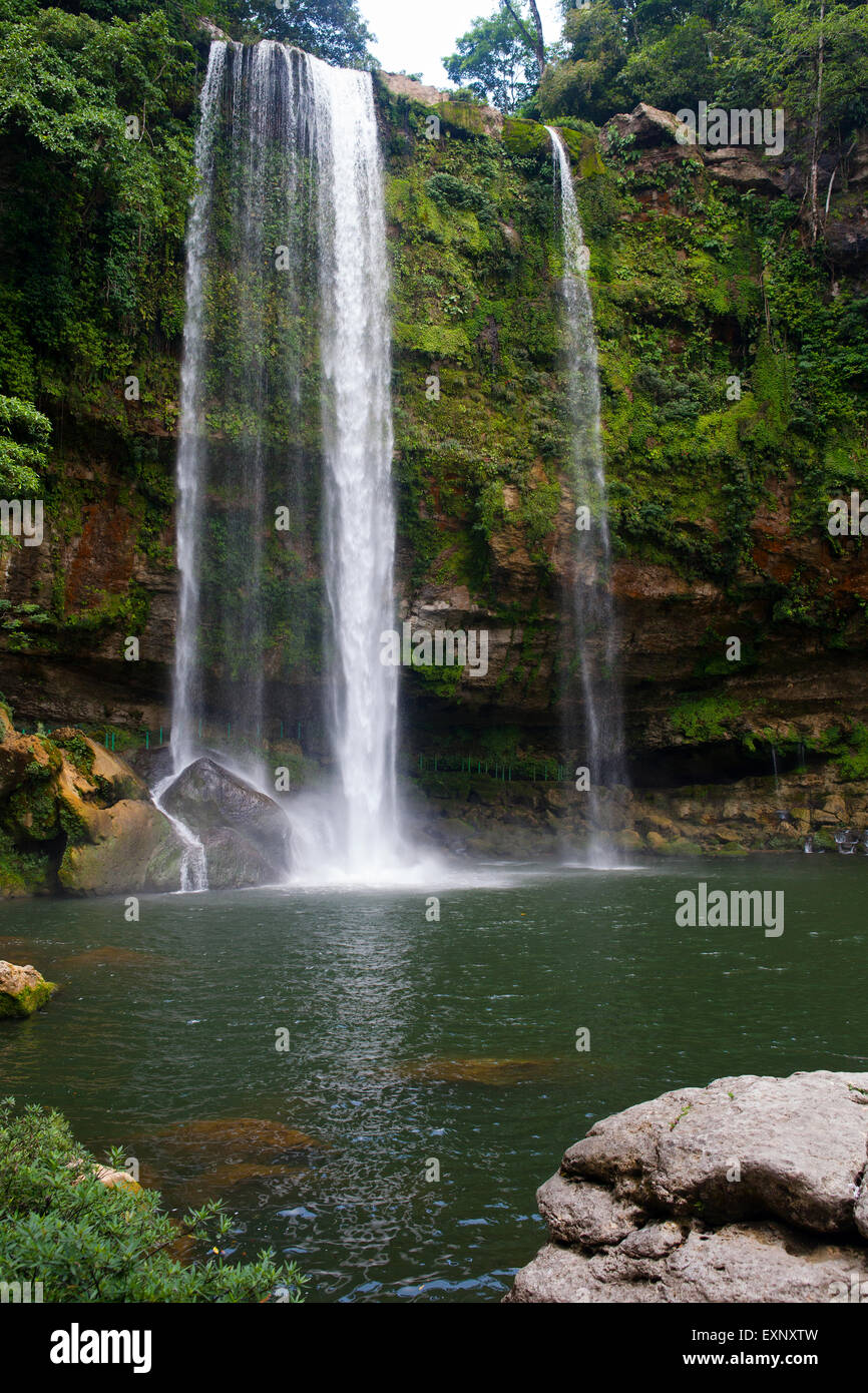 Misol-Ha waterfall near Palenque, Chiapas, Mexico Stock Photo - Alamy