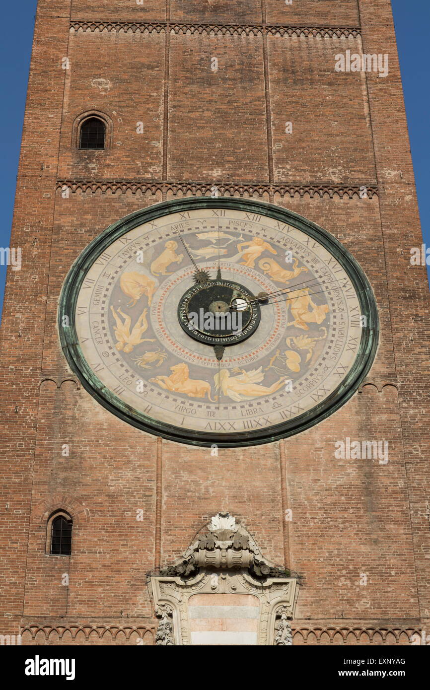 The Torrazzo of Cremona is the highest bell tower in the masonry of the ...