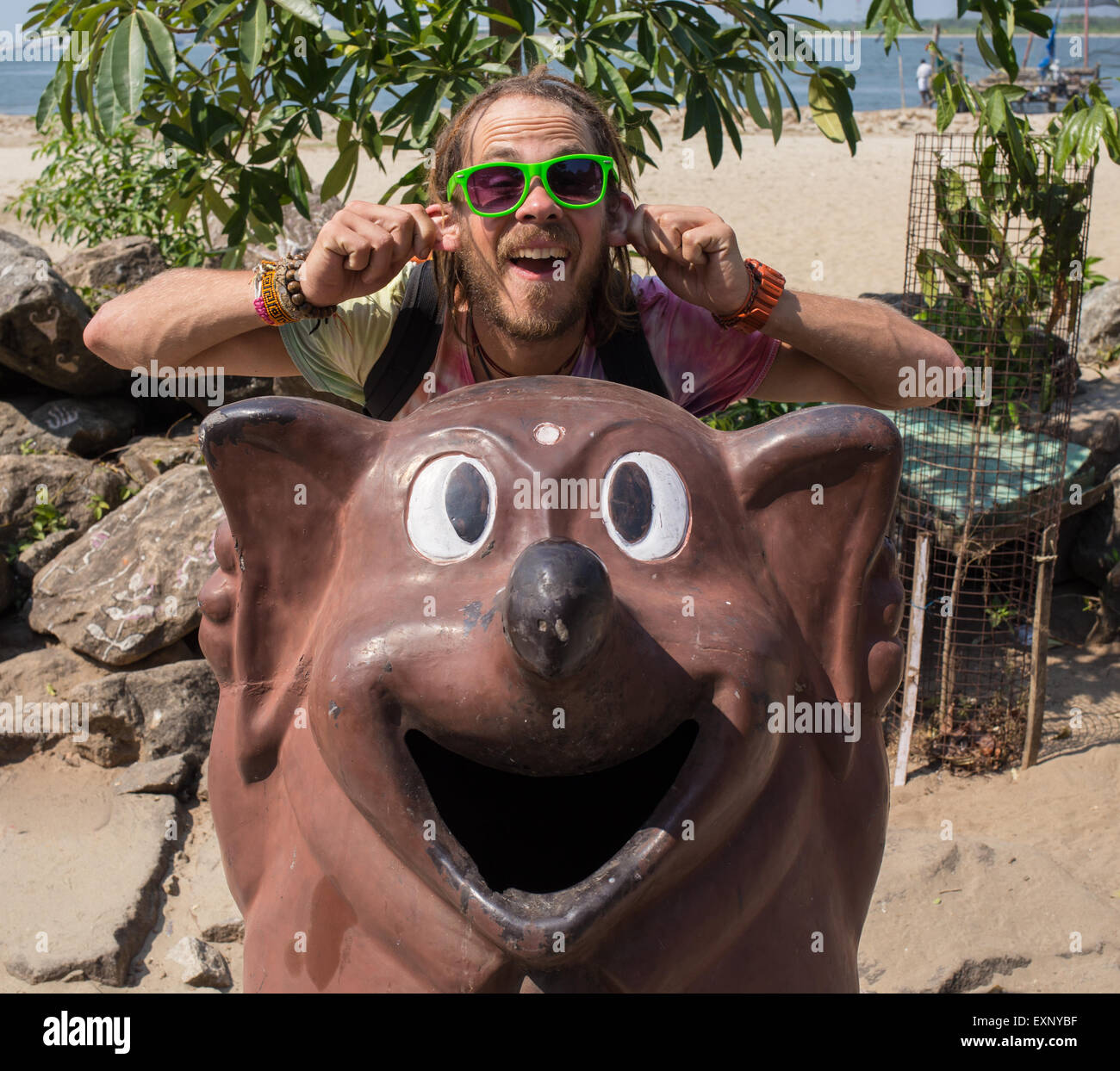 Closeup face adult male smiling hi-res stock photography and images - Alamy
