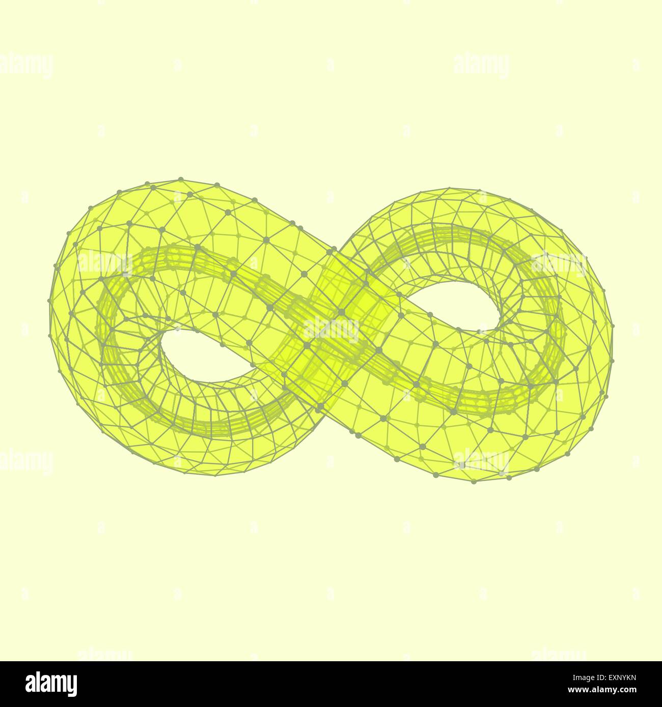 Infinity Symbol. Can Be Used As Design Element, Emblem, Icon. 3d Vector ...