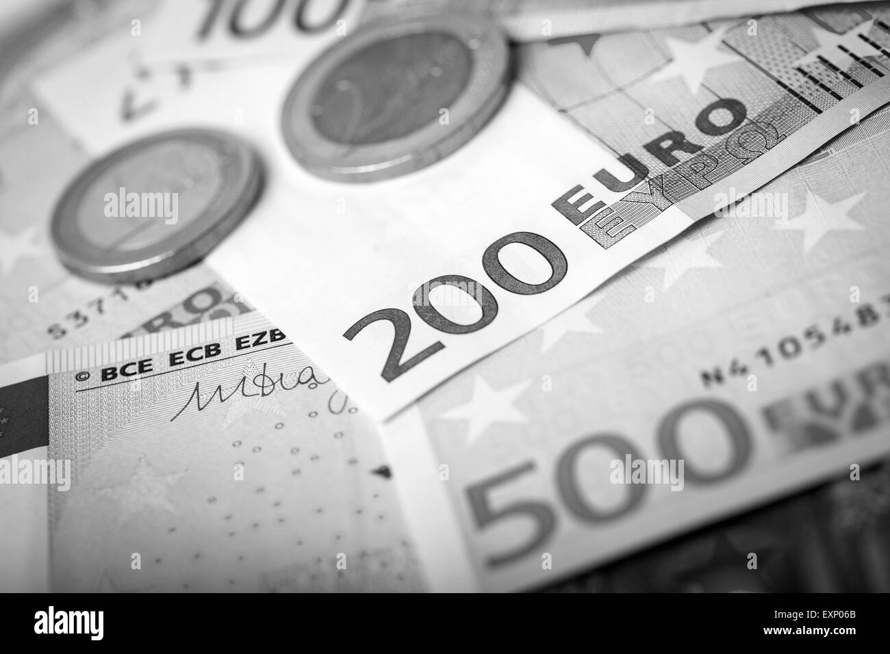 Banknotes Black and White Stock Photos & Images - Alamy