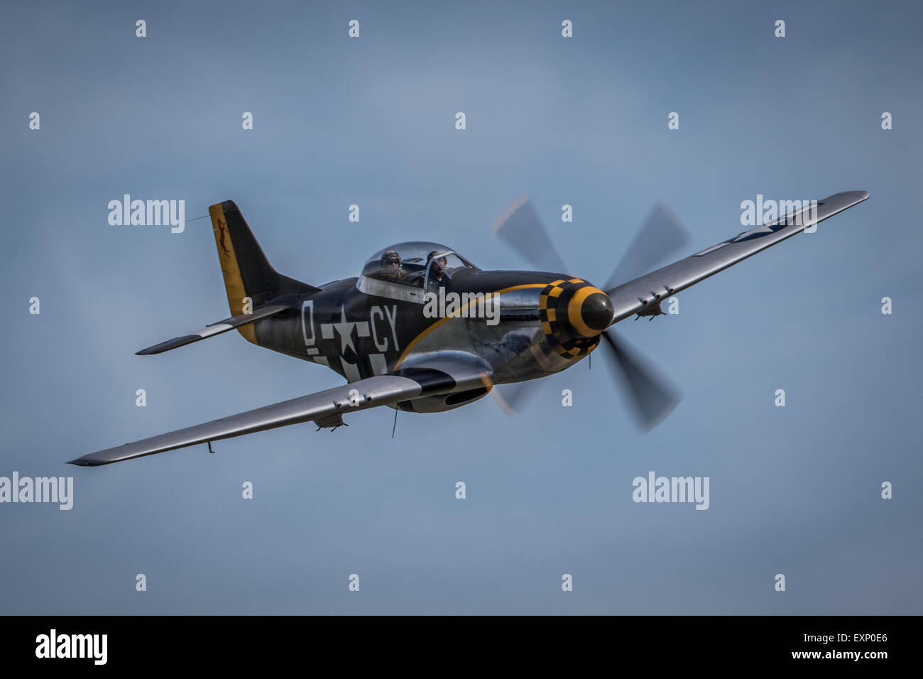 American P51 Mustang Fighter Stock Photo - Alamy