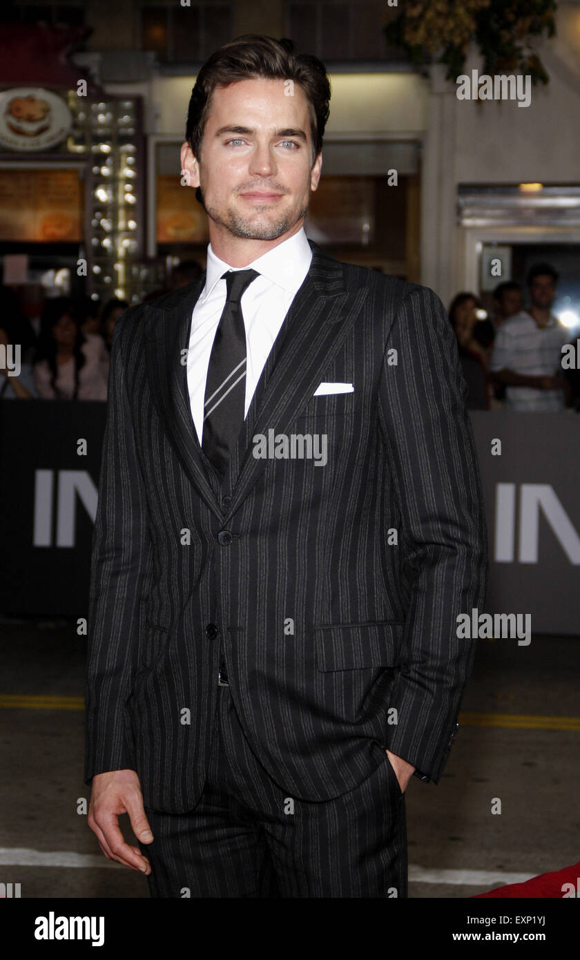 Matt Bomer at the Los Angeles premiere of 'In Time' held at the Regency ...