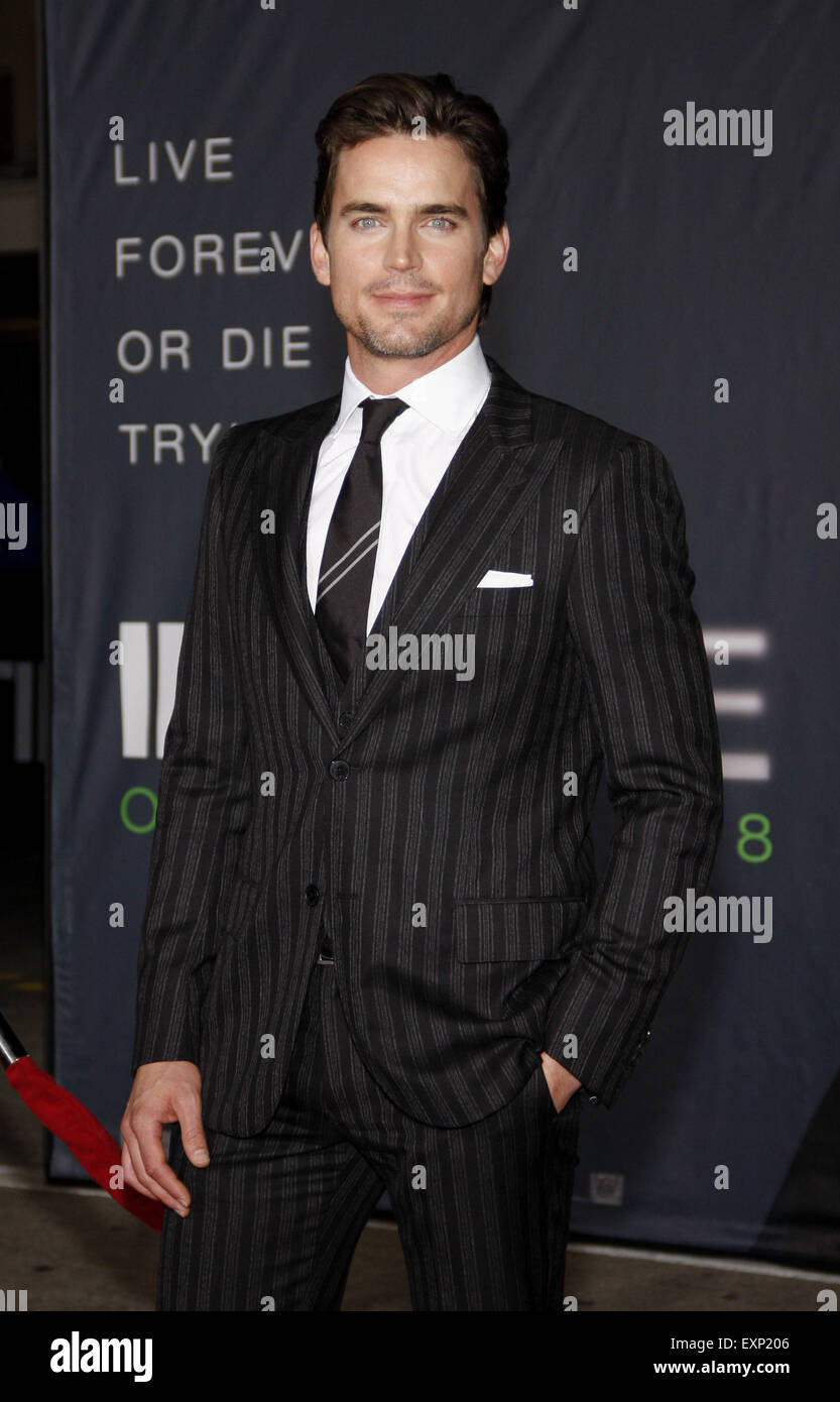 Matt Bomer at the Los Angeles premiere of 'In Time' held at the Regency ...