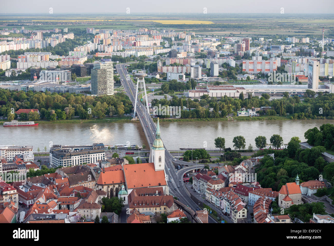 Bratislava, danube river, sunset hi-res stock photography and images ...