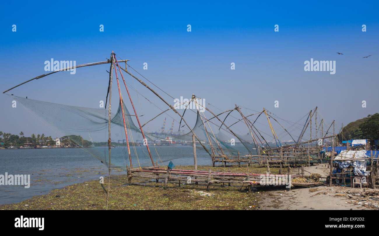 Network for fishing with an interesting design Stock Photo - Alamy