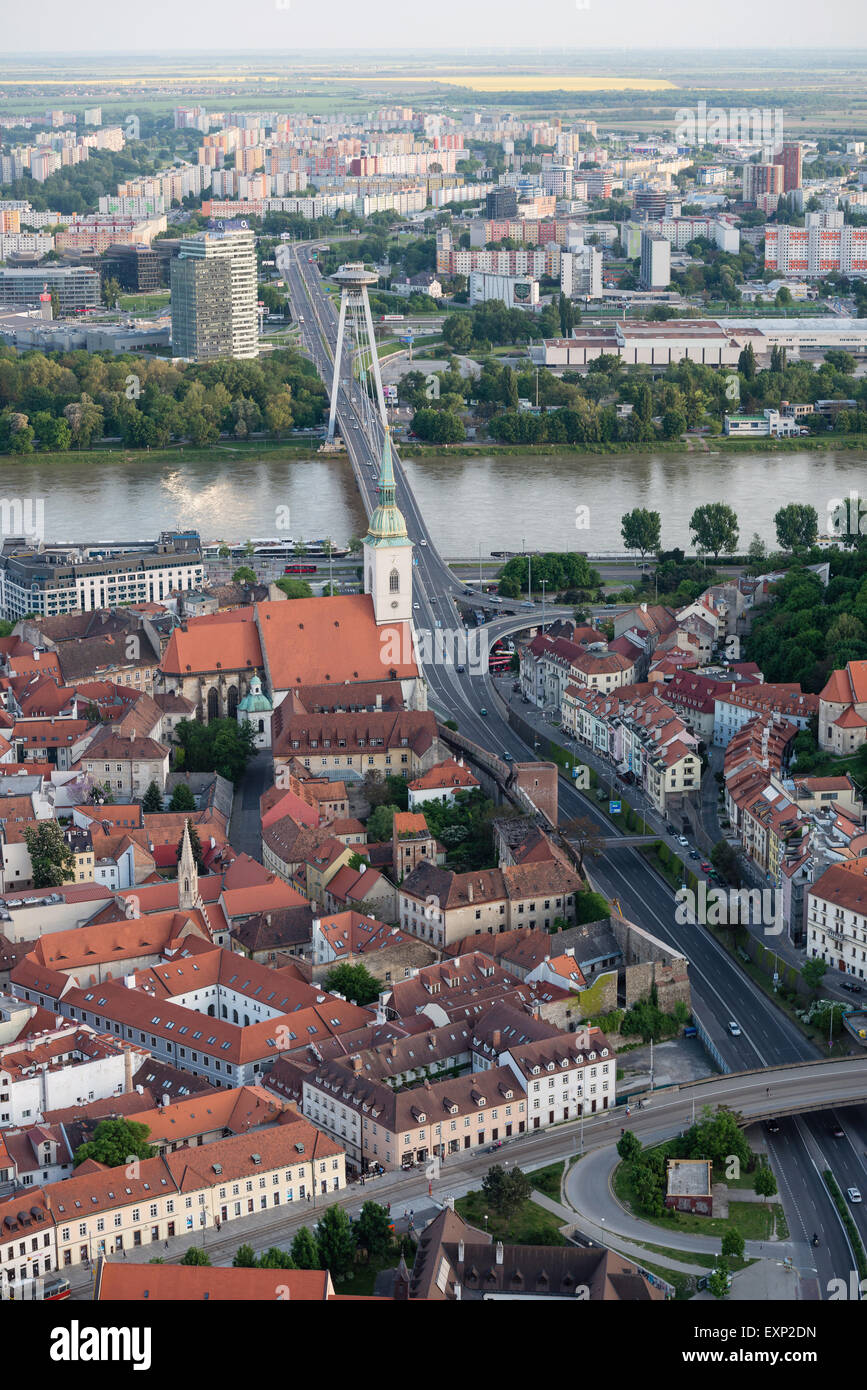Bratislava aerial view slovakia hi-res stock photography and images - Alamy