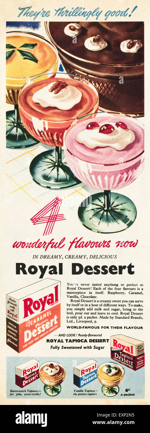Dessert Magazine Advertisment