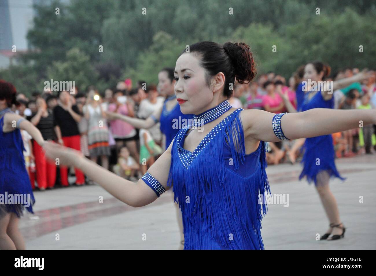 Runan, Henan, CHN. 14th July, 2015. Runan, CHINA - July 14 2015 ...