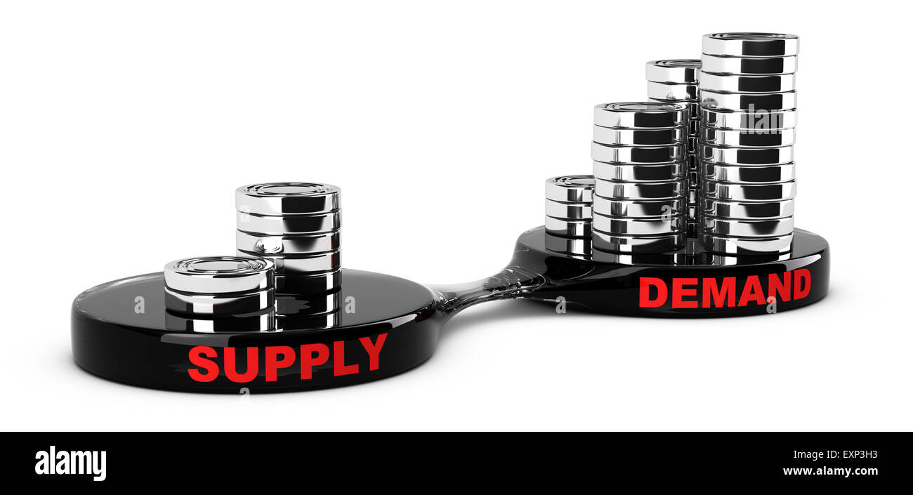 Supply and demand chart hi-res stock photography and images - Alamy