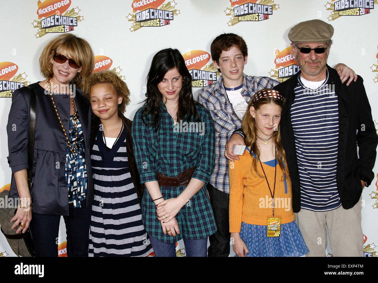 Steven Spielberg and family attend the Nickelodeon's 20th Annual Kids ...