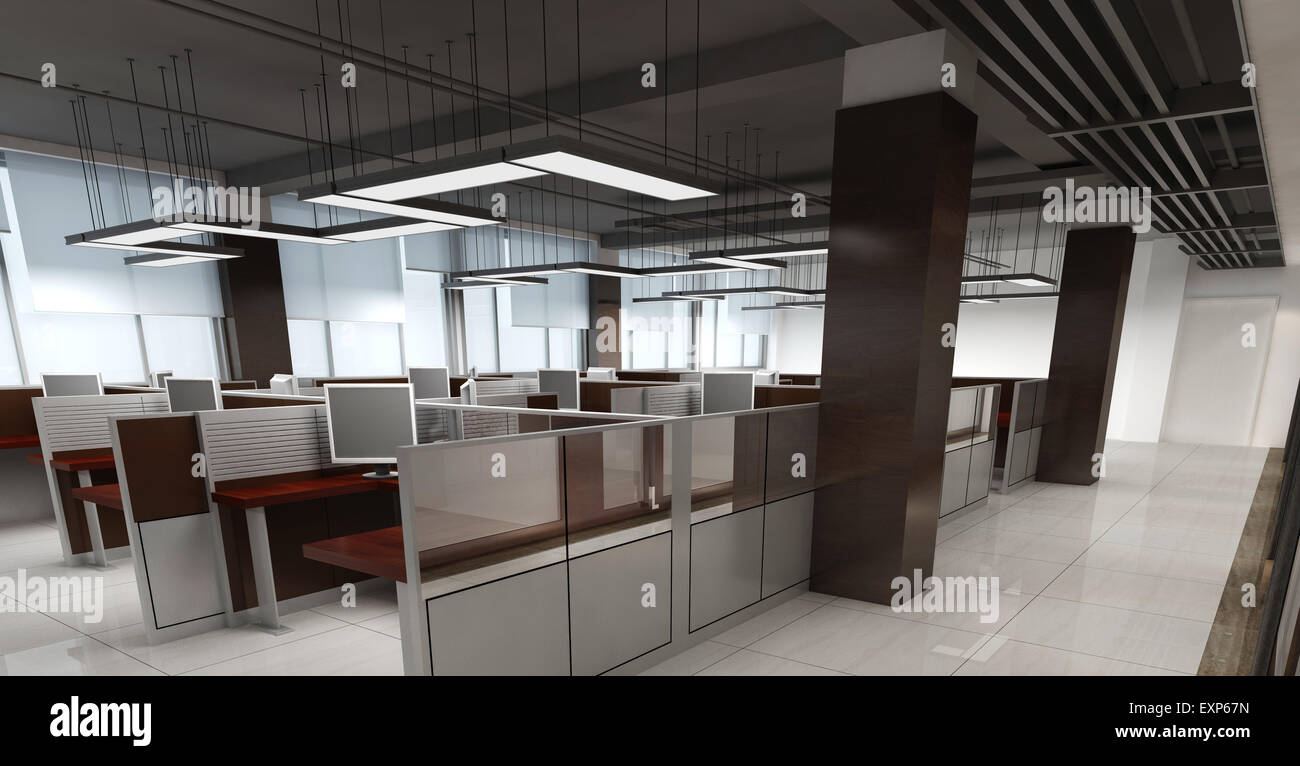 Photorealistic 3d render office hi-res stock photography and images - Alamy