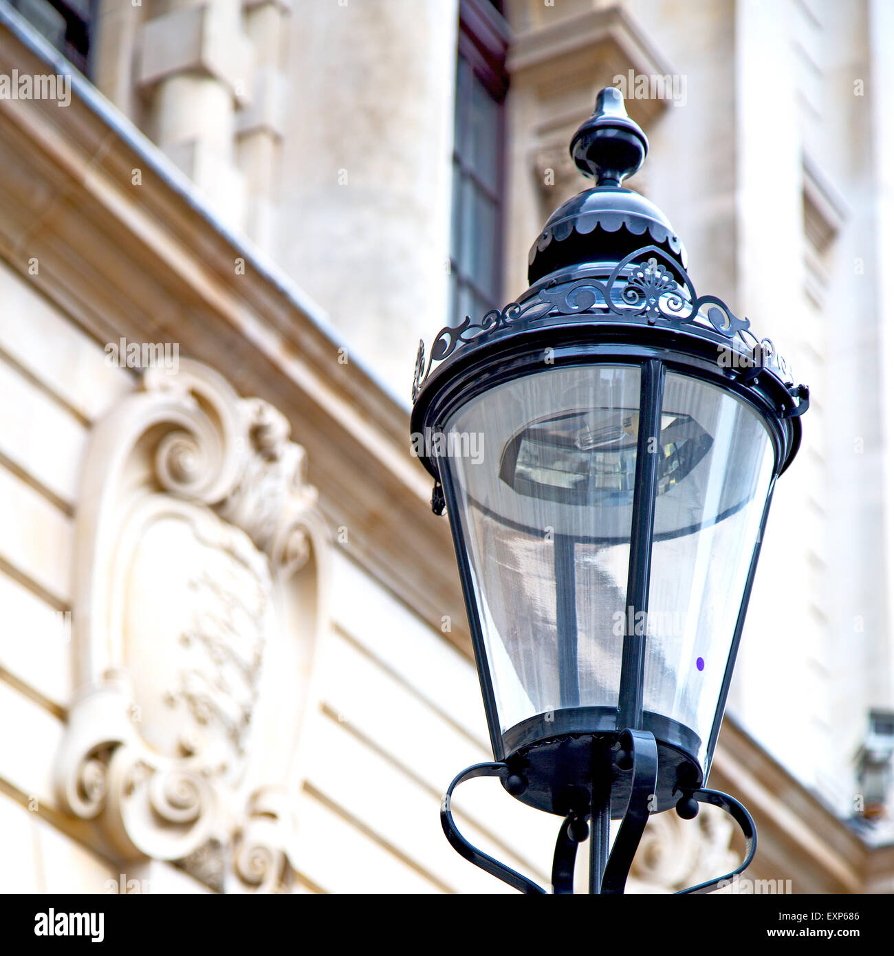 europe in the wall of london lantern and abstract illumination Stock ...