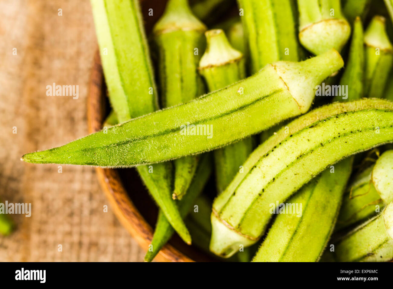 Whole pods of okra hi-res stock photography and images - Alamy