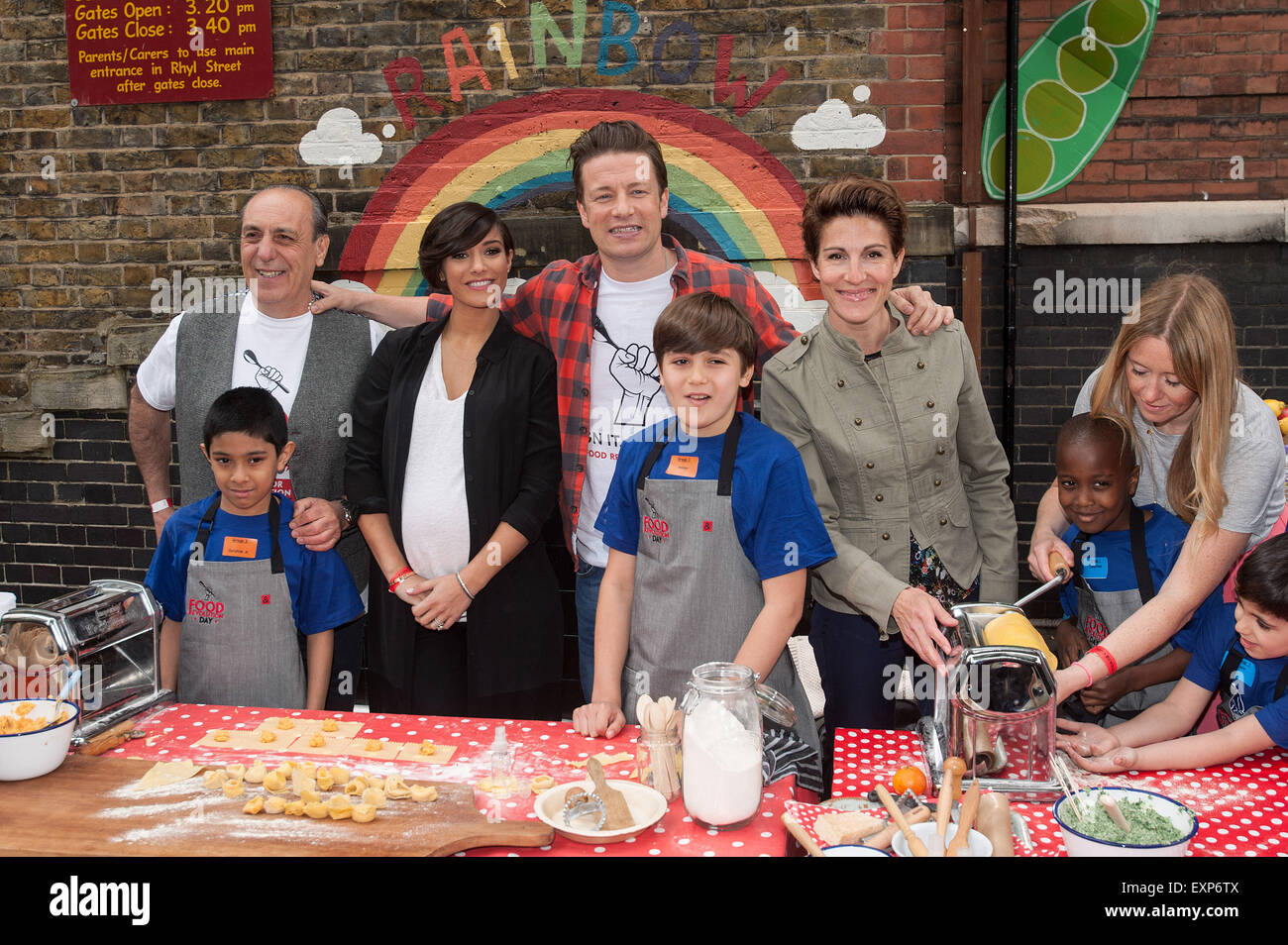 Food Revolution Day - photocall held at Rhyl Primary School. Featuring ...