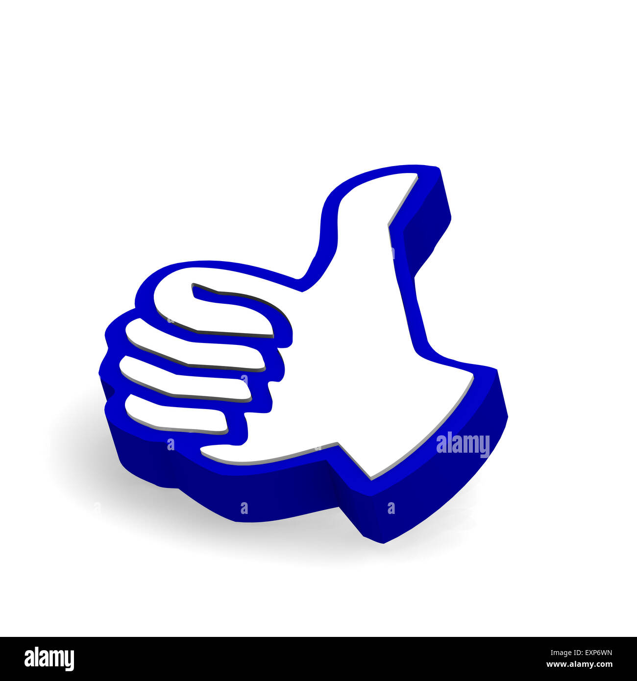 Thumps up sign Cut Out Stock Images & Pictures - Alamy