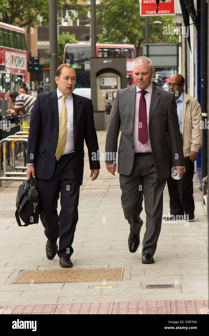 Stratford Magistrates Court, London, July 16th 2015. Allegedly captured ...