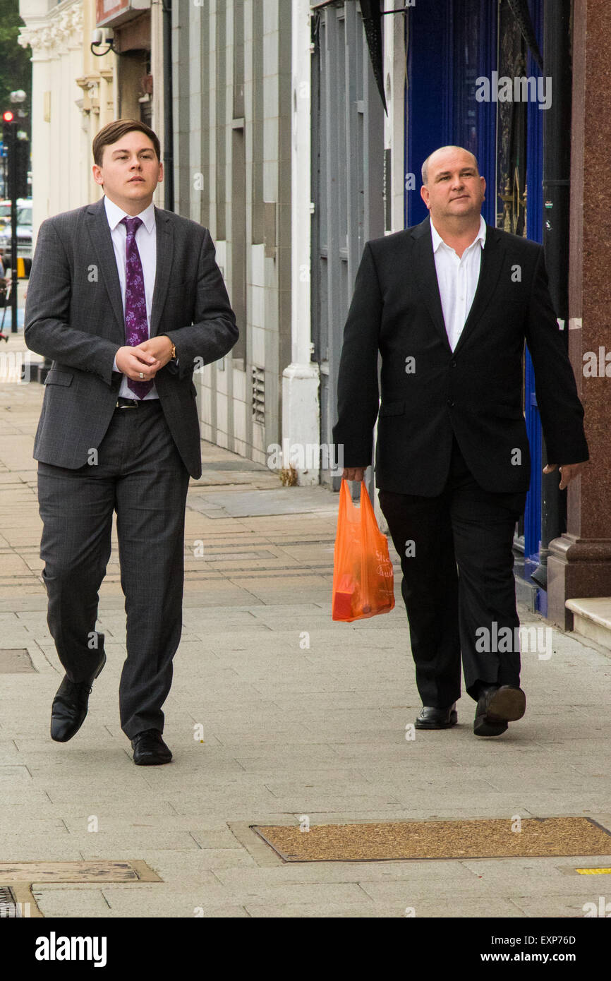 Stratford Magistrates Court, London, July 16th 2015. Allegedly captured ...