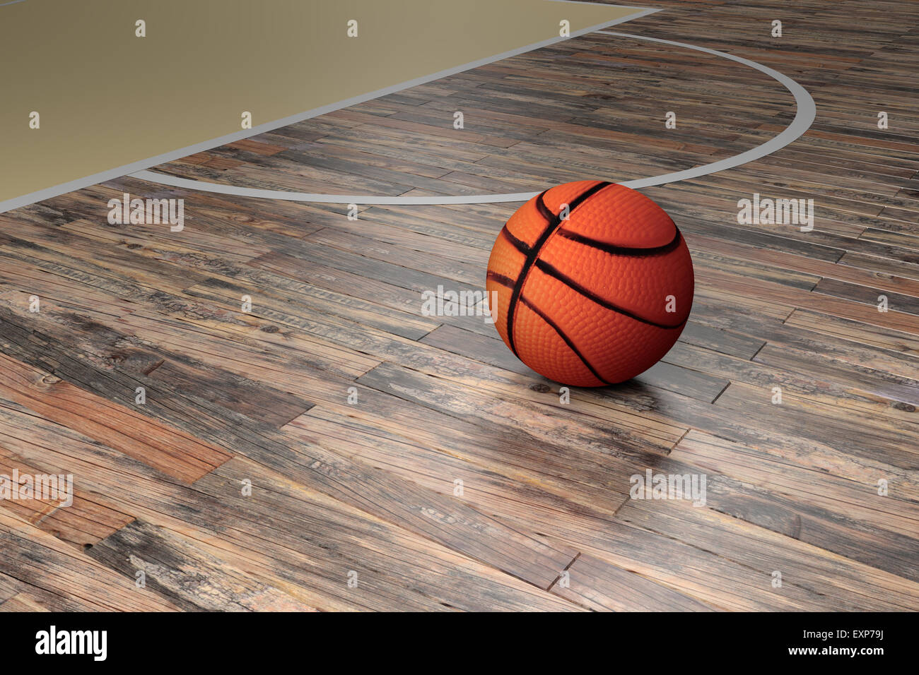 3d rendering of a basketball court Stock Photo - Alamy