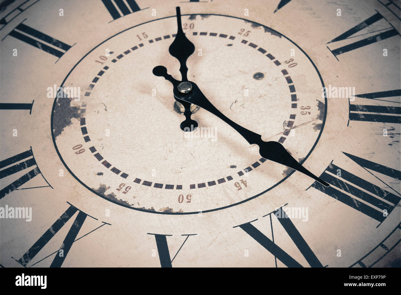 background with a vintage clock Stock Photo - Alamy